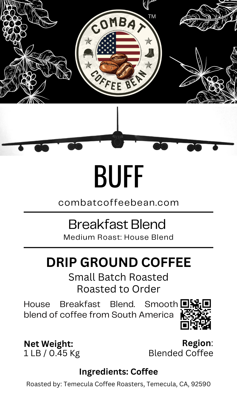 Buff Breakfast Coffee Blend – Combat Coffee Bean